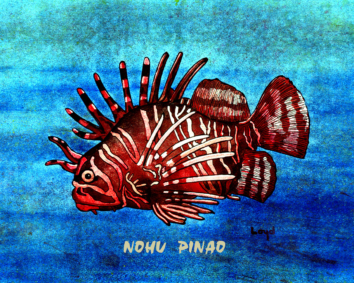 Lion Fish – Art By Loyd